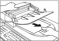 Removing Jammed Paper from the ADF