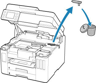 Support Code 1890 Appears (Shipping Tape / Packing Material Is Still Attached) - GX7020