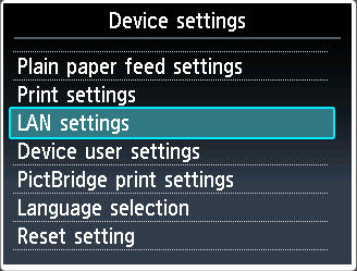 How to Reset the Network Settings - MG5320