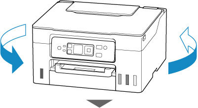 Remove Jammed Paper from the Rear Side - GX3020