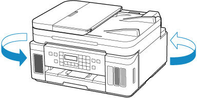 Paper is Jammed in the Rear Side of the Printer - G7020