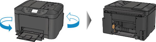 Support Code 1313 Appears (Paper Jammed Inside Rear Cover as Printer ...