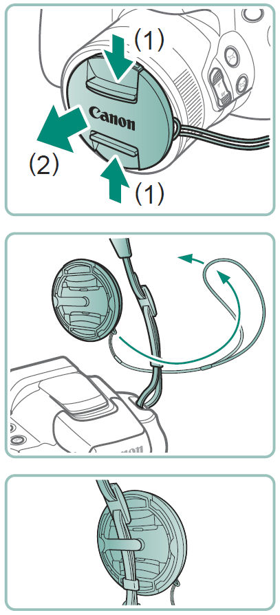 How to Attach Lens Cap to the Strap SX70HS