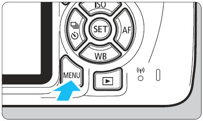 Setting the Date, Time, and Zone (EOS Rebel T7)