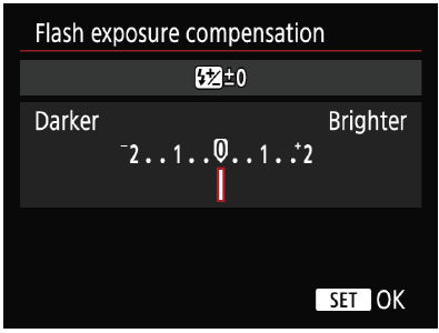 Configuring Flash Settings SX70 HS