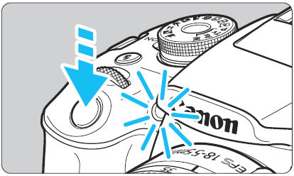 Using the Self-timer (EOS Rebel T7)