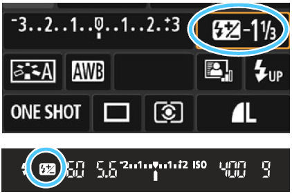 Setting Flash Exposure Compensation (EOS Rebel T7)
