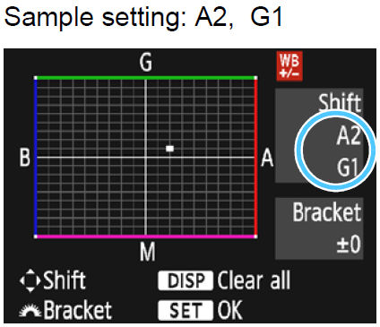Adjusting the Color Tone for the Light Source (EOS Rebel T7)