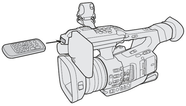Remote Operation of the Camcorder XF705