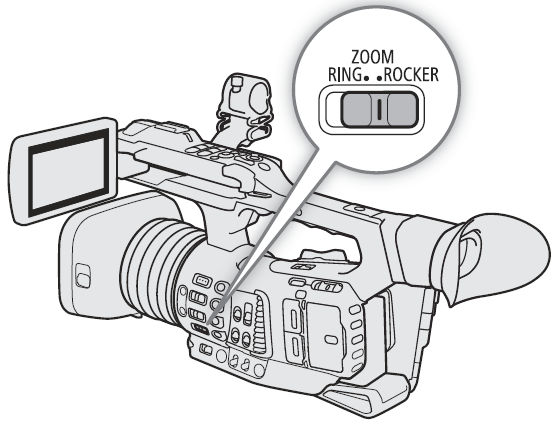 Selecting the Zoom Controls XF705