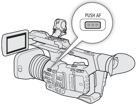 Adjusting the Focus Push AF XF705