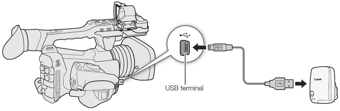 Recording GPS Information (Geotagging) XF705