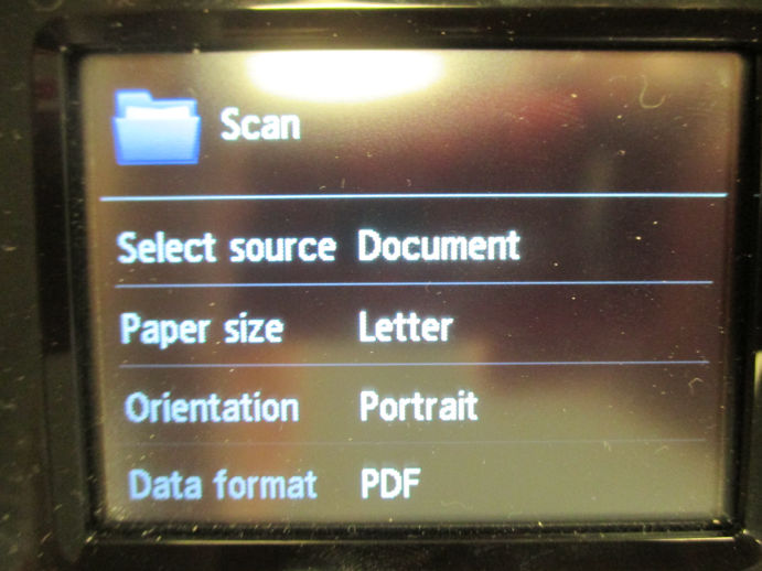 Scanning to a Cloud Service from the Operation Panel of Your Printer