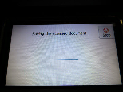 Scanning to a Cloud Service from the Operation Panel of Your Printer