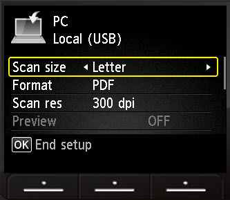 Set Scan Settings on the PIXMA MX922