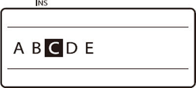 Insert Mode and Overwrite Mode - Mk2600