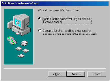 Installing the Printer Driver for Win 98/Me Plug and Play