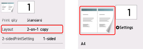 Copying Two Pages onto a Single Page - TS6120