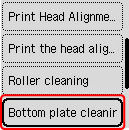 Clean Inside the Printer (Bottom Plate Cleaning) - G3270