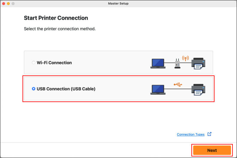 PIXMA G3270 USB Setup - macOS