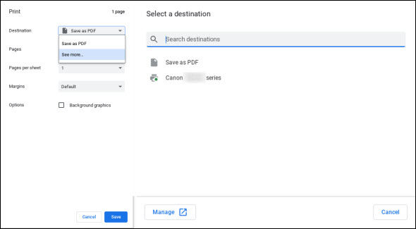 Use your PIXMA or MAXIFY Printer with a Chromebook