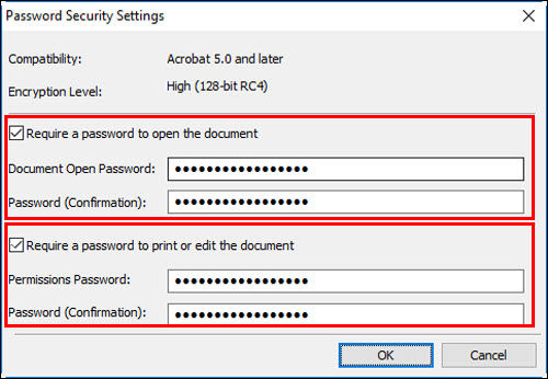 IJ Scan Utility (Windows) - Setting Passwords for PDF Files - TS8320