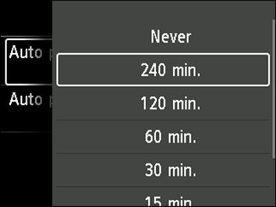 Adjust Auto Power Settings - PRO-300