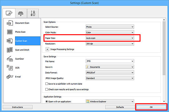 IJ Scan Utility (Windows) - Scanning Multiple Originals at One Time (MB2120 / MB2720)