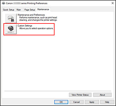 Change the Printer Operation Mode (Windows) - GX5020