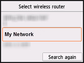 Connect the TS6020 to a Wireless LAN via Manual Connect