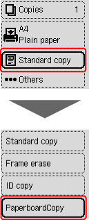 Copy to Paperboard - GX3020