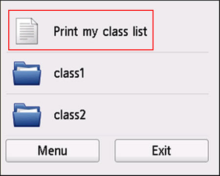 Printing from Google Classroom with the Operation Panel