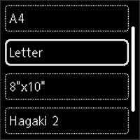 Specify the Paper Size and Type on the Operation Panel - TS5320