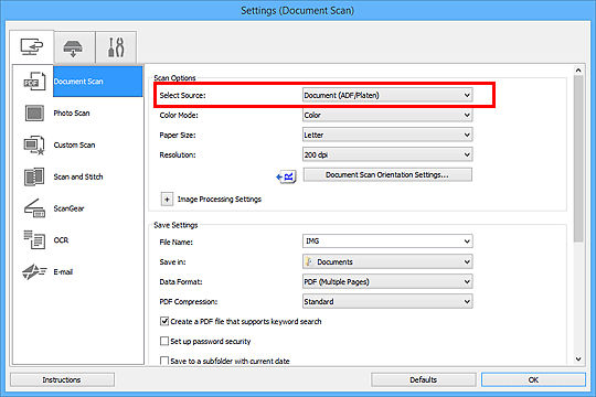 IJ Scan Utility (Windows) - Scanning Multiple Documents at One Time ...