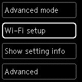 Manual Connect Method for Wireless Network Connection - PIXMA TR150