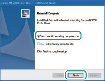 Install / Uninstall the Printer Driver and Software - MK3000