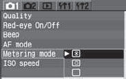 How to change metering modes on the EOS Digital Rebel XT.
