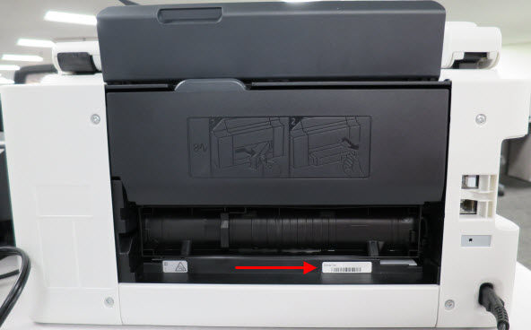 Serial Number Location - GX4020