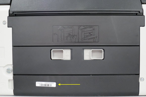 Serial Number Location - GX5020