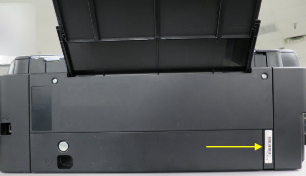 Serial Number Location - G620