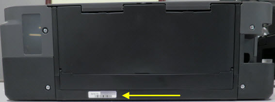 Serial Number Location - TS5320