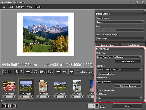 Professional Print & Layout - Printing Photos (Windows)