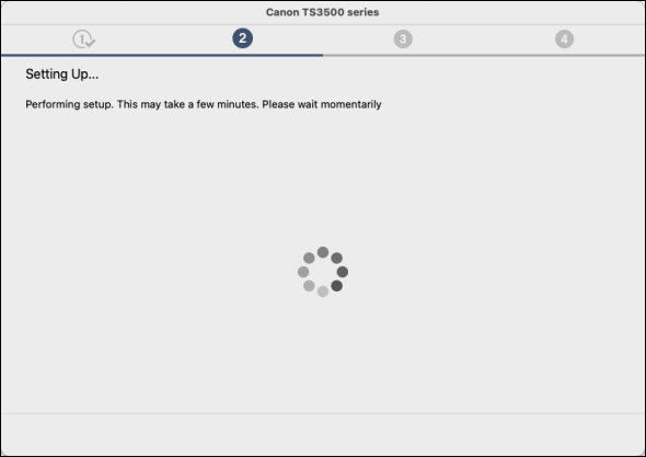 PIXMA TS3500 Series Wireless Setup Using a USB Cable - macOS