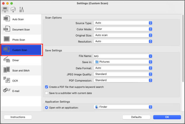 IJ Scan Utility Lite (macOS) - Scanning Multiple Originals at One Time ...