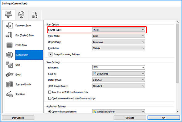 IJ Scan Utility (Windows) - Scanning Multiple Originals at One Time - GX7020