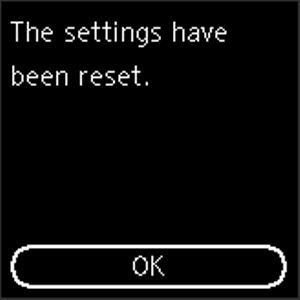 Reset Settings - TS5320 / TS6320