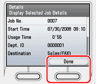 Checking/Printing the Fax Log (MF8450/MF9100 Series)