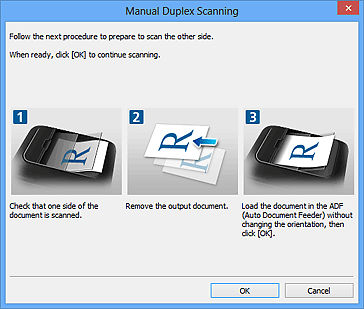 Scanning Both Sides of a Document Using the ADF (Windows) - MX532