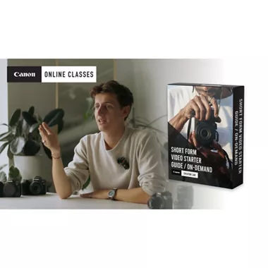 Short Form Video Starter Guide On Demand | Canon Canada Shop
