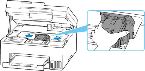 Remove Jammed Paper Inside the Printer - GX2020